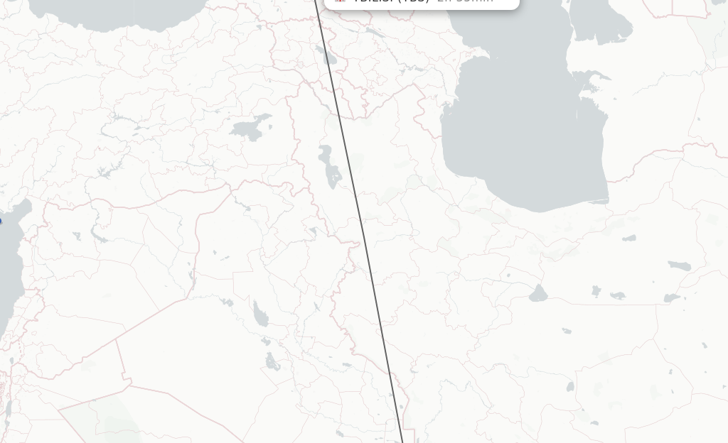 Direct (non-stop) flights from Kuwait to Tbilisi - schedules ...