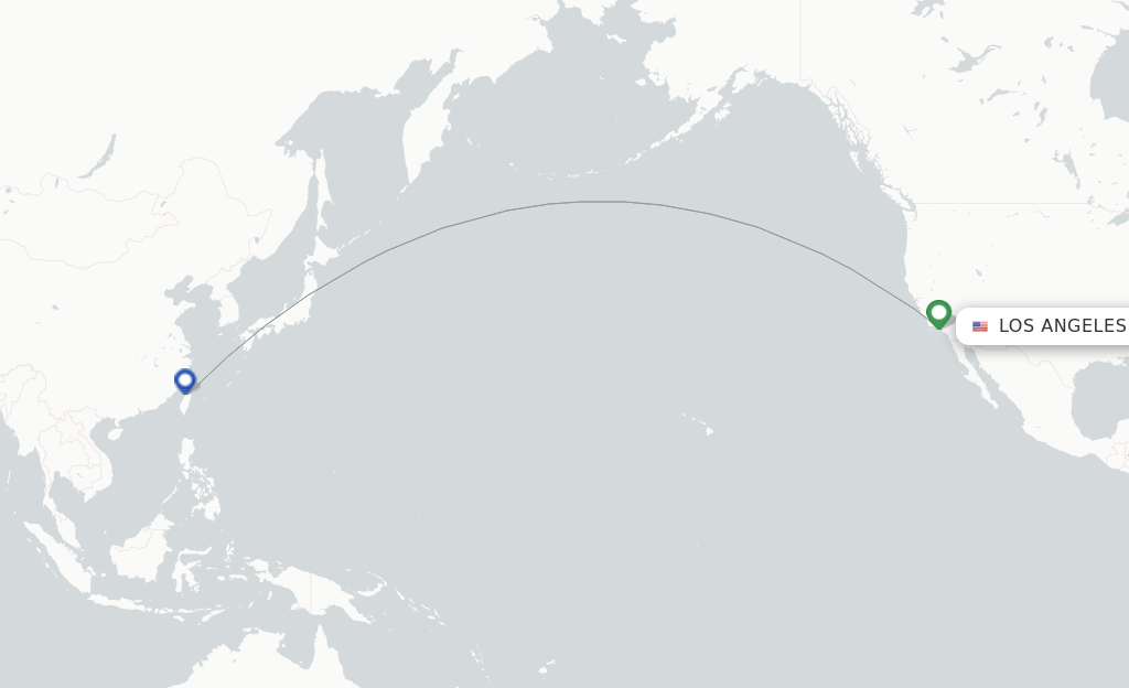 EVA Air flights from Los Angeles, LAX - FlightsFrom.com