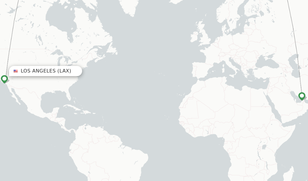 Emirates flights from Los Angeles, LAX - FlightsFrom.com