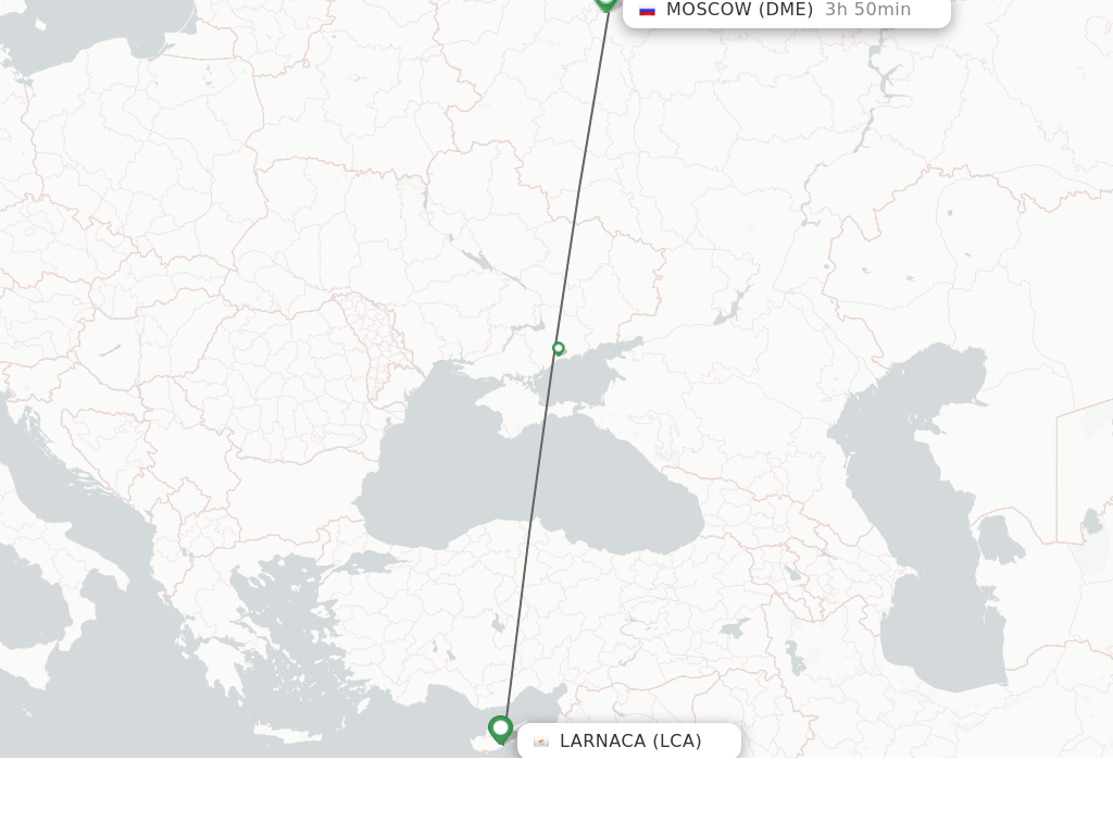 Direct (non-stop) flights from Larnaca to Moscow - schedules ...