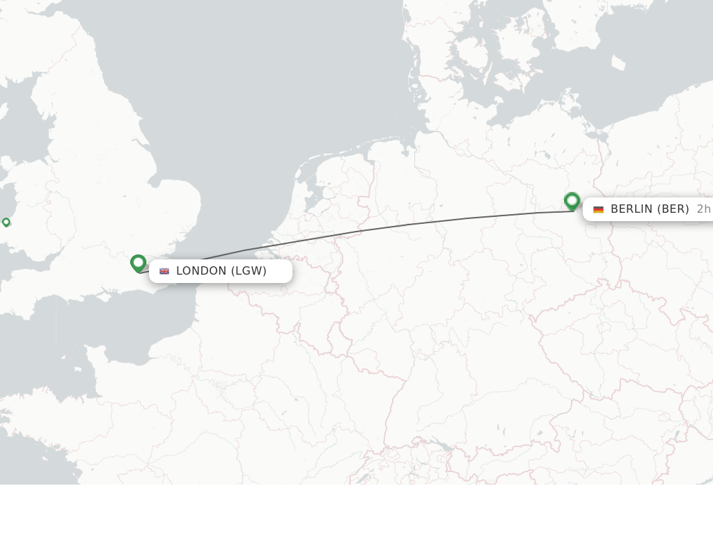 Direct (non-stop) flights from London to Berlin - schedules ...