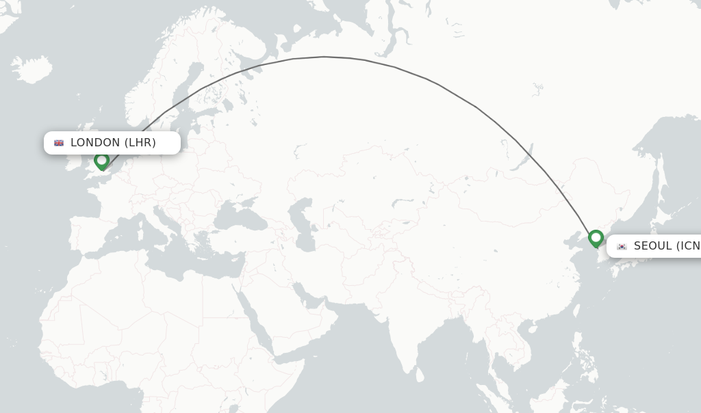 Direct non stop Flights From London To Seoul Schedules Direct non stop Flights From London To Seoul Schedules