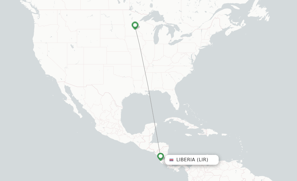 Sun Country Airlines flights from Guanacaste, LIR - FlightsFrom.com