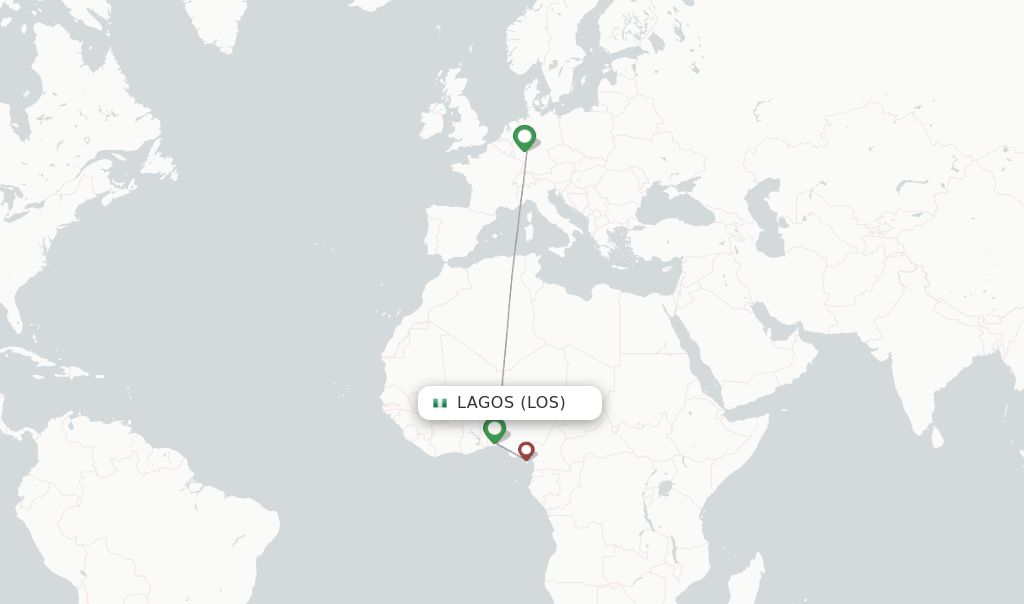 Lufthansa flights from Lagos, LOS - FlightsFrom.com