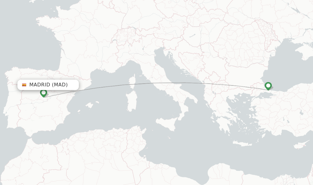 Turkish Airlines flights from Madrid, MAD - FlightsFrom.com