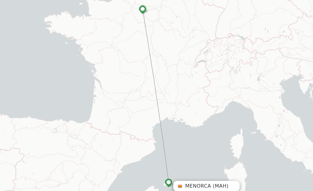 Transavia France flights from Menorca, MAH - FlightsFrom.com