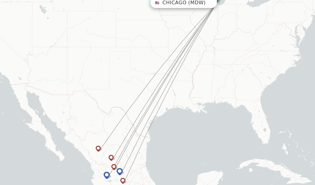 Volaris flights from Chicago, MDW - FlightsFrom.com