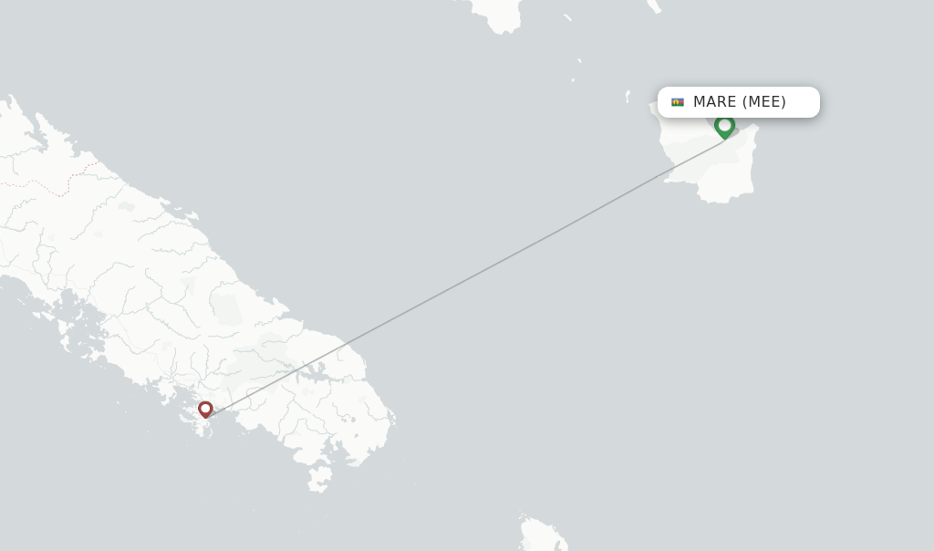 Air Caledonie flights from Mare, MEE - FlightsFrom.com
