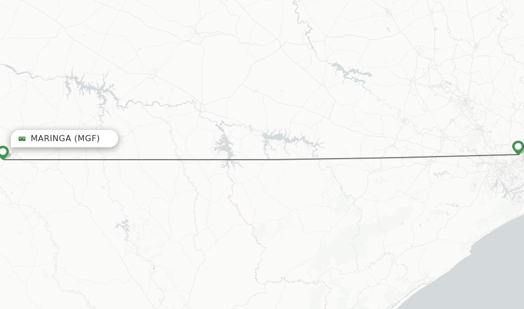 Maringa Sao Paulo Map