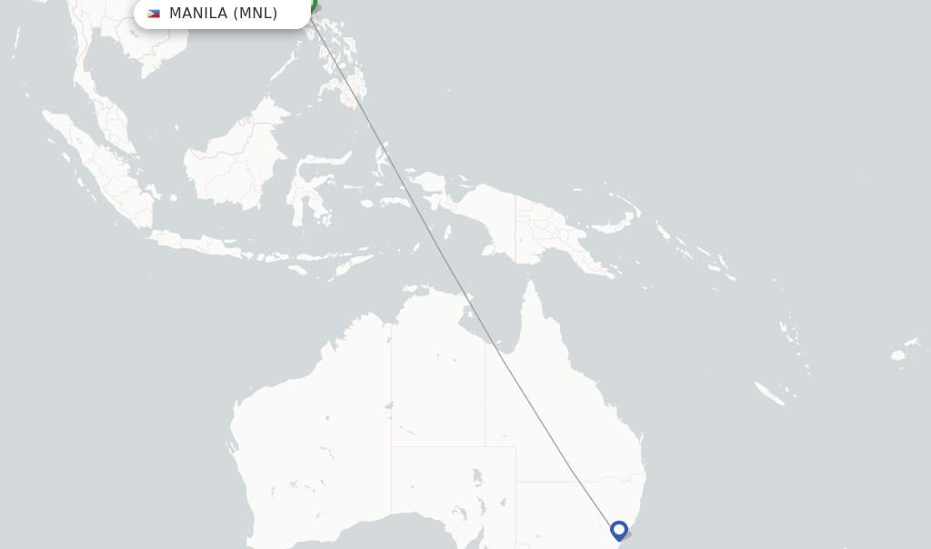 Qantas flights from Manila, MNL - FlightsFrom.com