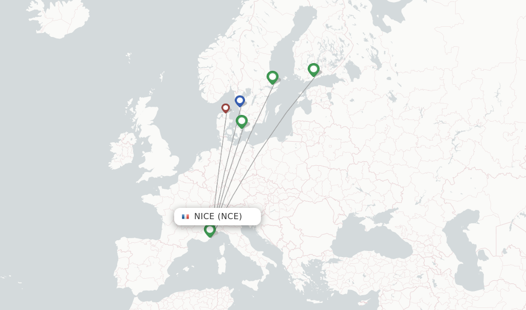 Norwegian Air Sweden flights from Nice, NCE - FlightsFrom.com