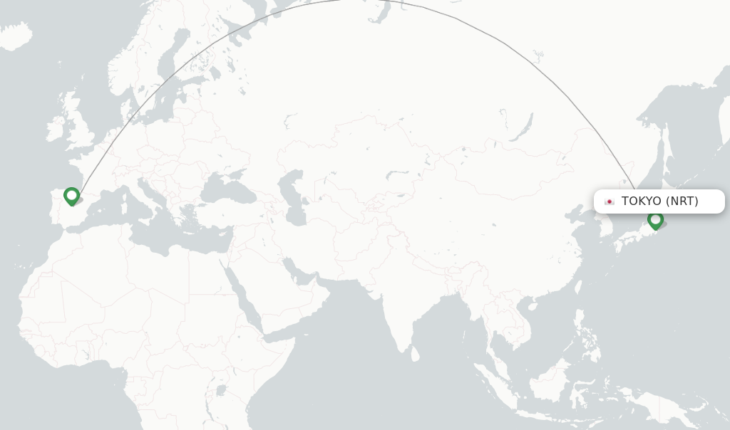 Iberia flights from Tokyo, NRT - FlightsFrom.com