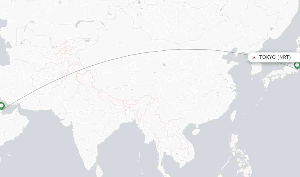 Qatar Airways flights from Tokyo, NRT - FlightsFrom.com