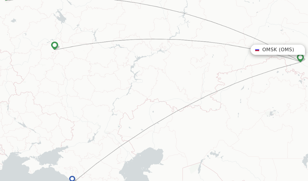 Aeroflot flights from Omsk, OMS - FlightsFrom.com