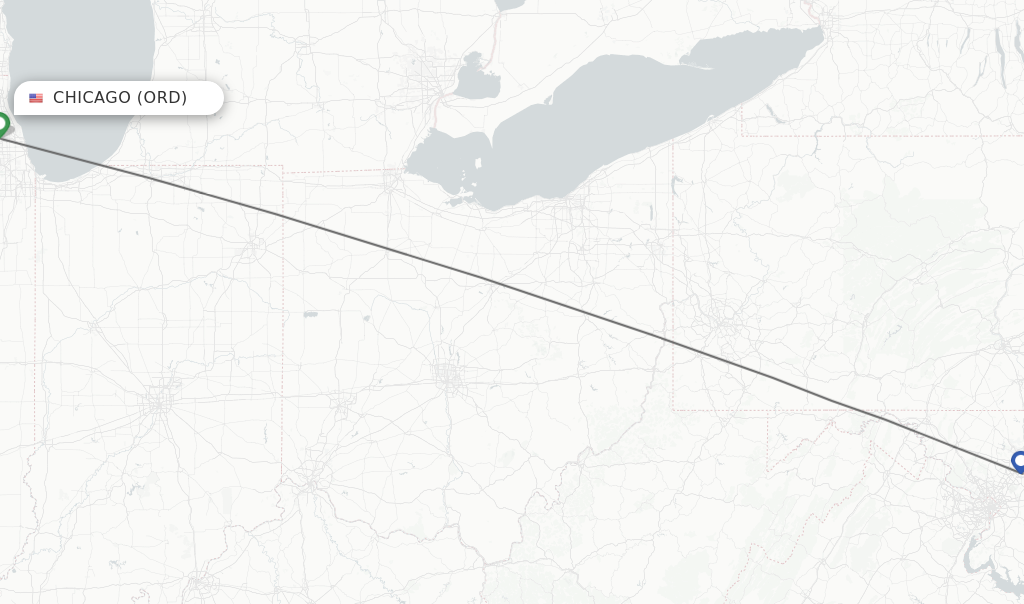 Direct (non-stop) flights from Chicago to Baltimore - schedules ...