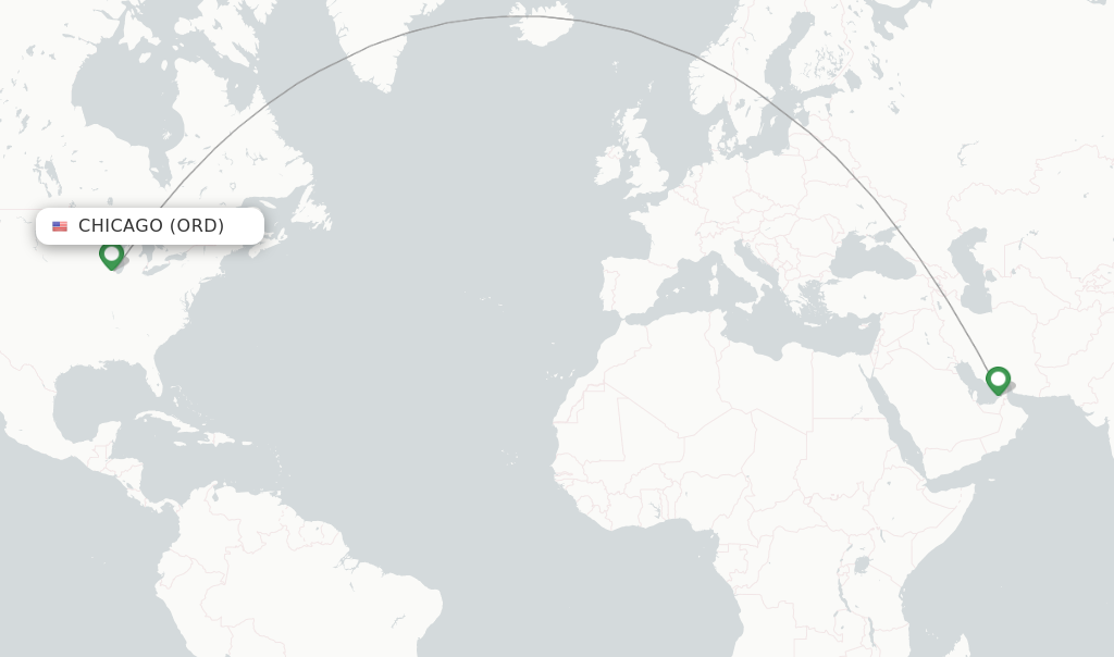 Emirates flights from Chicago, ORD - FlightsFrom.com