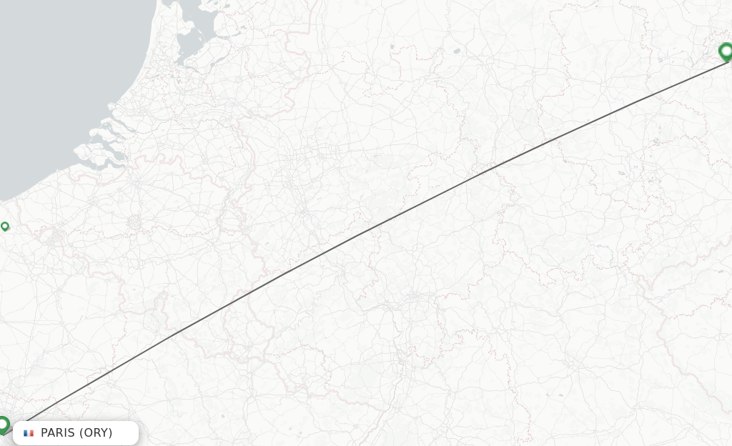 Direct (non-stop) flights from Paris to Berlin - schedules ...