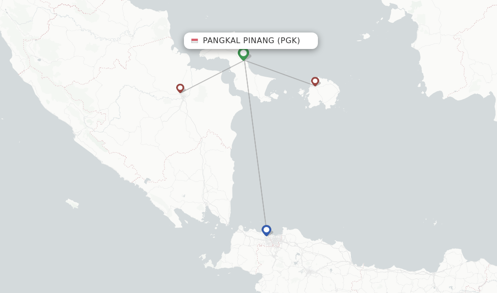 Nam Air flights from Pangkal Pinang, PGK - FlightsFrom.com