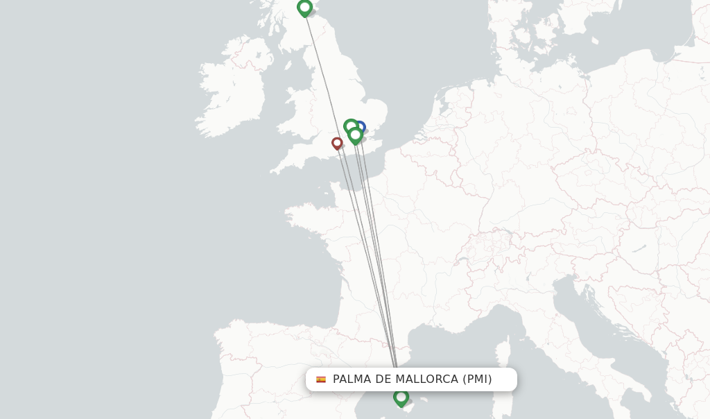 British Airways flights from Palma de Mallorca, PMI - FlightsFrom.com