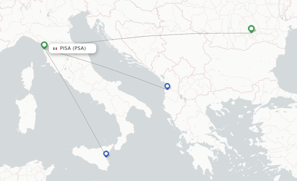Wizz Air flights from Pisa, PSA - FlightsFrom.com