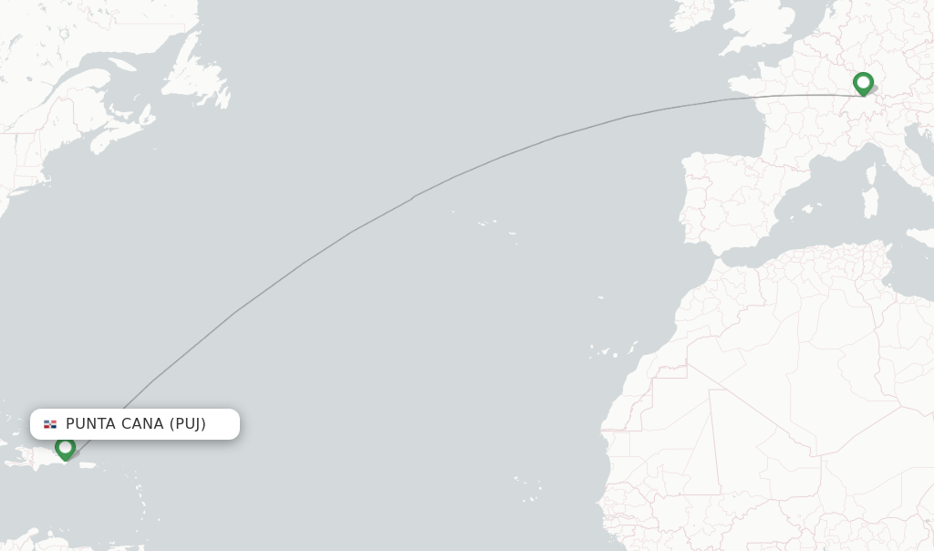Edelweiss flights from Punta Cana, PUJ - FlightsFrom.com