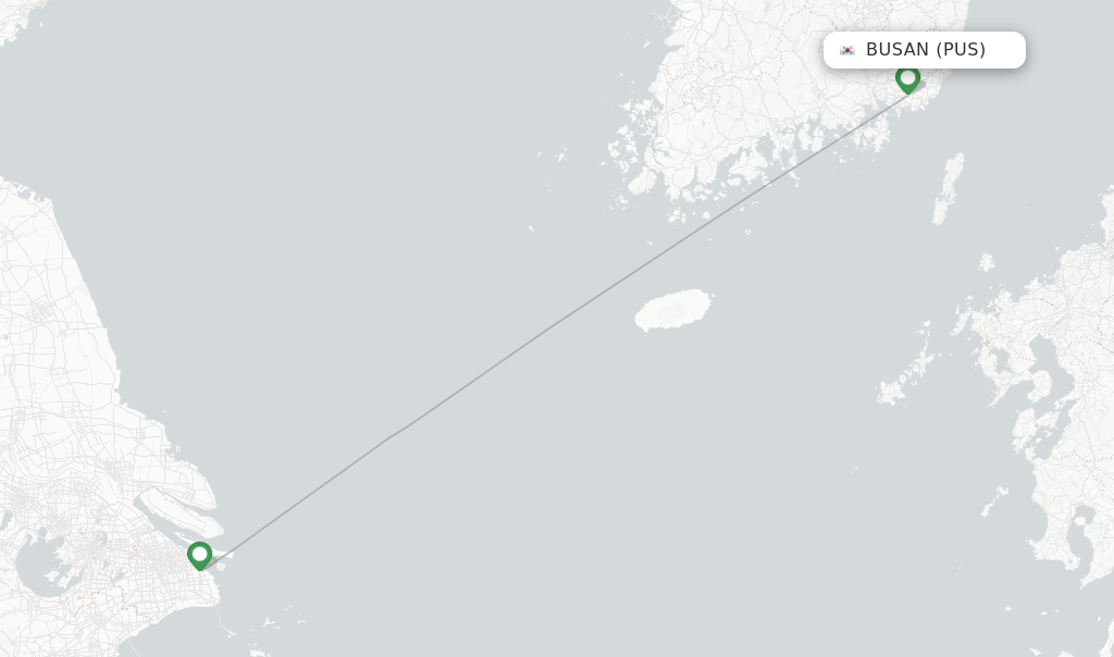 Shanghai Airlines flights from Busan, PUS - FlightsFrom.com