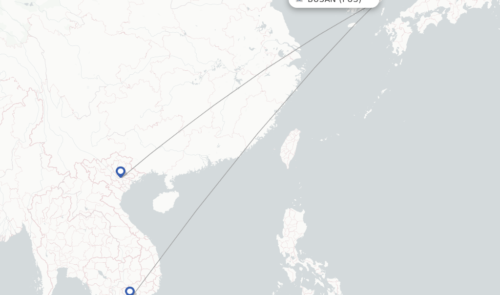Vietnam Airlines flights from Busan, PUS - FlightsFrom.com