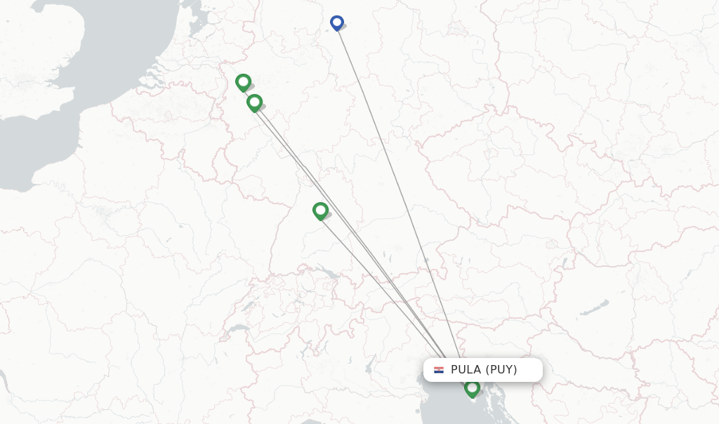 Eurowings flights from Pula, PUY - FlightsFrom.com