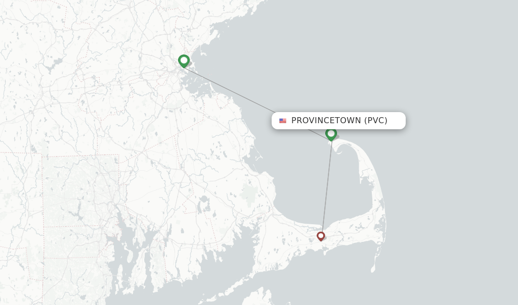 Cape Air flights from Provincetown, PVC - FlightsFrom.com