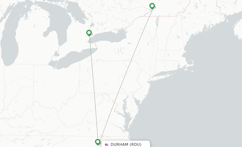 Air Canada flights from Raleigh/Durham, RDU - FlightsFrom.com