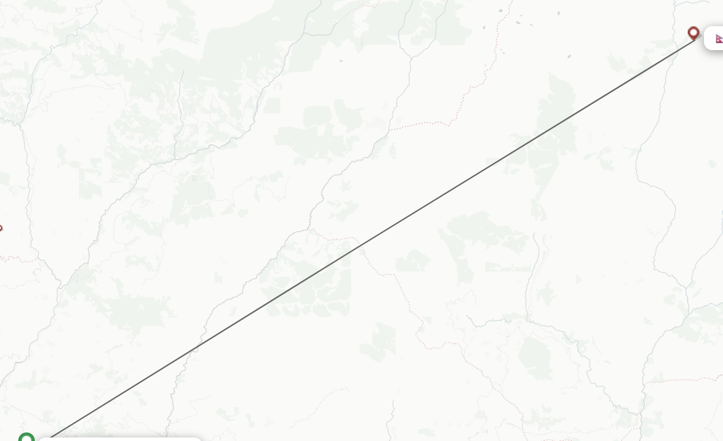 Direct (non-stop) flights from Ramechhap to Lukla - schedules ...