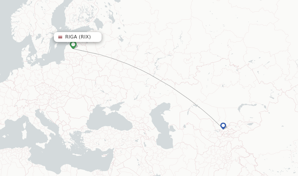 Uzbekistan Airways flights from Riga, RIX - FlightsFrom.com