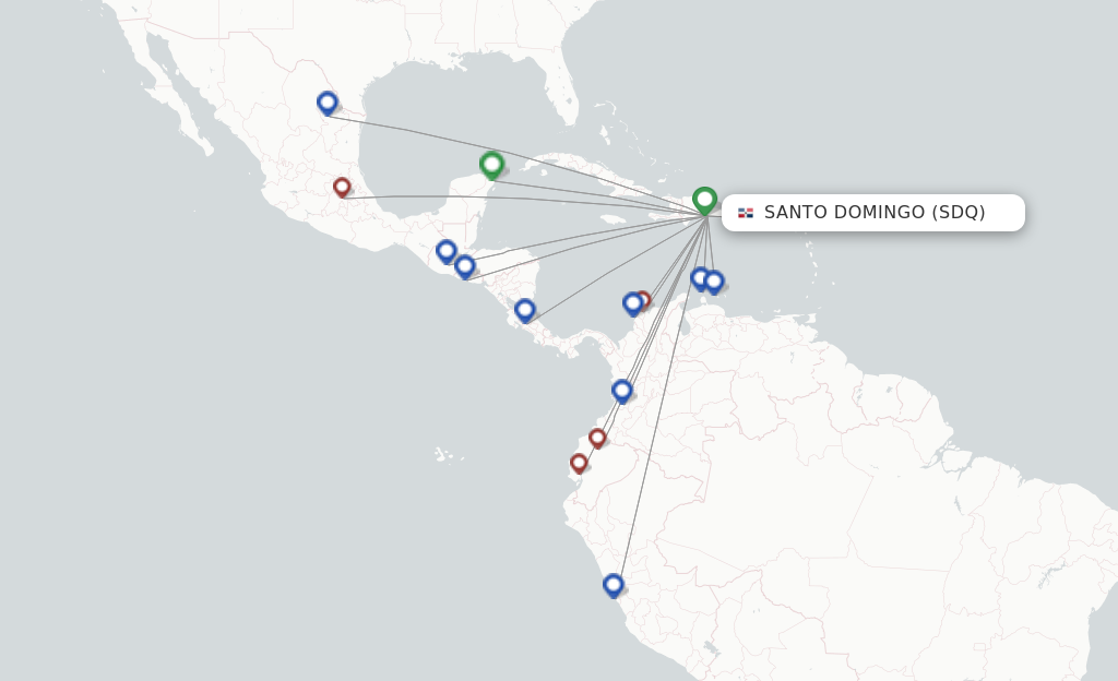 Arajet flights from Santo Domingo, SDQ - FlightsFrom.com