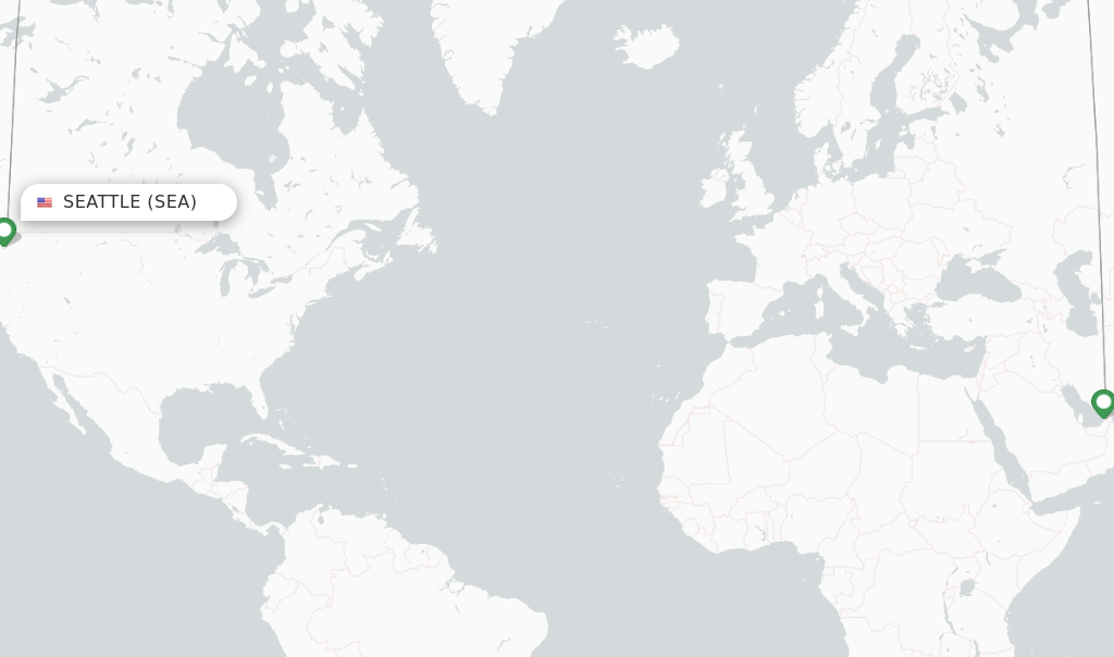 Emirates flights from Seattle, SEA - FlightsFrom.com