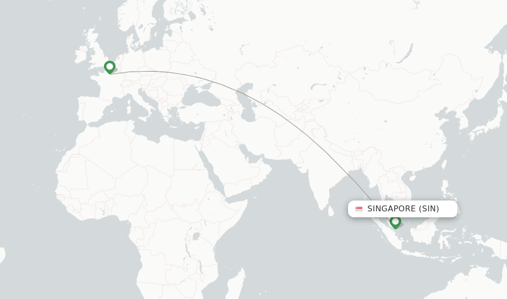 Air France flights from Singapore, SIN - FlightsFrom.com