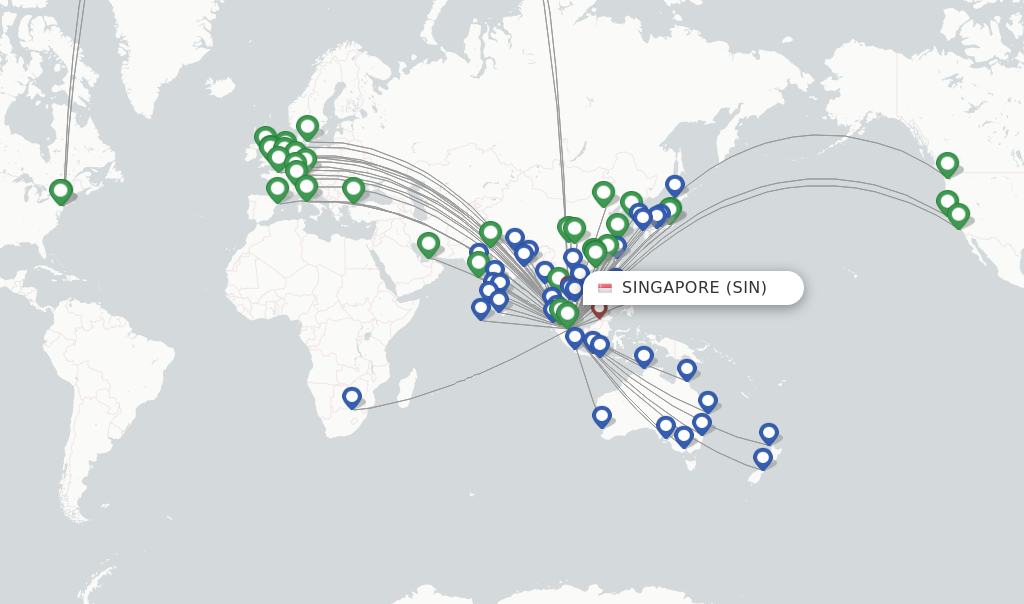 Singapore Airlines flights from Singapore, SIN - FlightsFrom.com