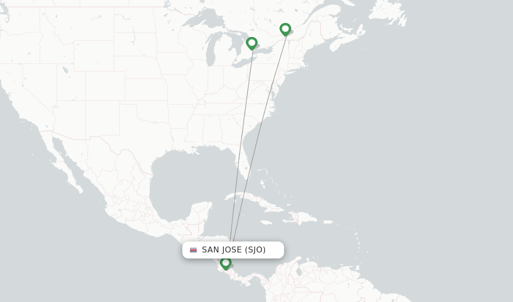 Air Canada flights from San Jose, SJO - FlightsFrom.com