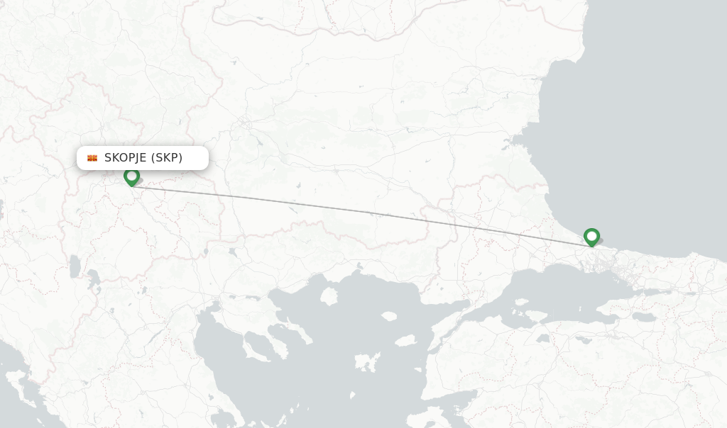 Turkish Airlines flights from Skopje, SKP - FlightsFrom.com