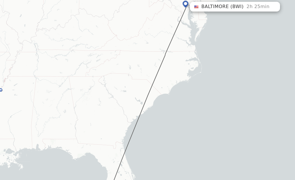 Direct (non-stop) flights from Sarasota to Baltimore - schedules ...