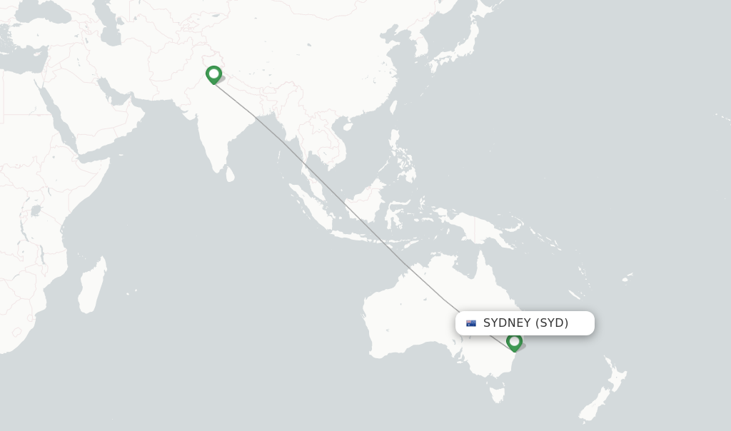 Air India flights from Sydney, SYD - FlightsFrom.com