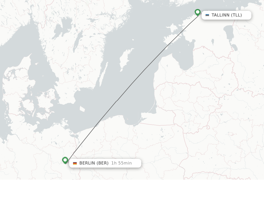 Direct (non-stop) flights from Tallinn to Berlin - schedules ...