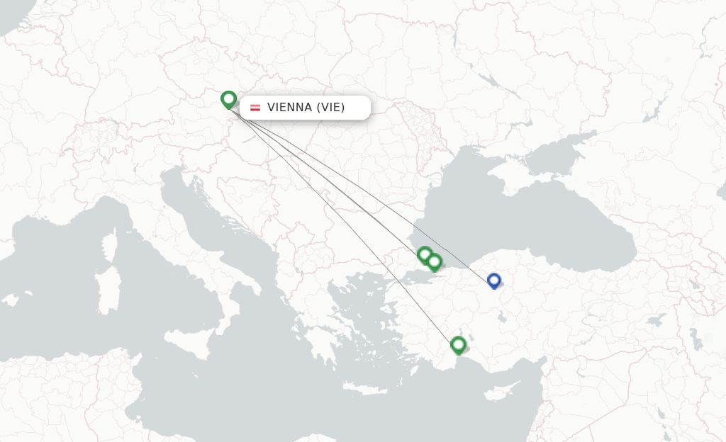 Turkish Airlines flights from Vienna, VIE - FlightsFrom.com