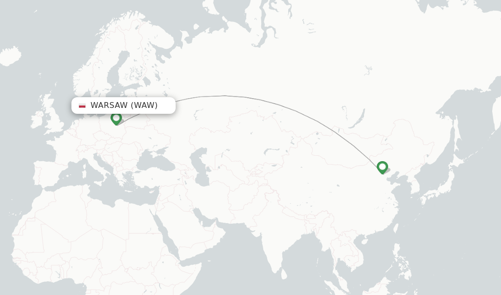 Air China flights from Warsaw, WAW - FlightsFrom.com