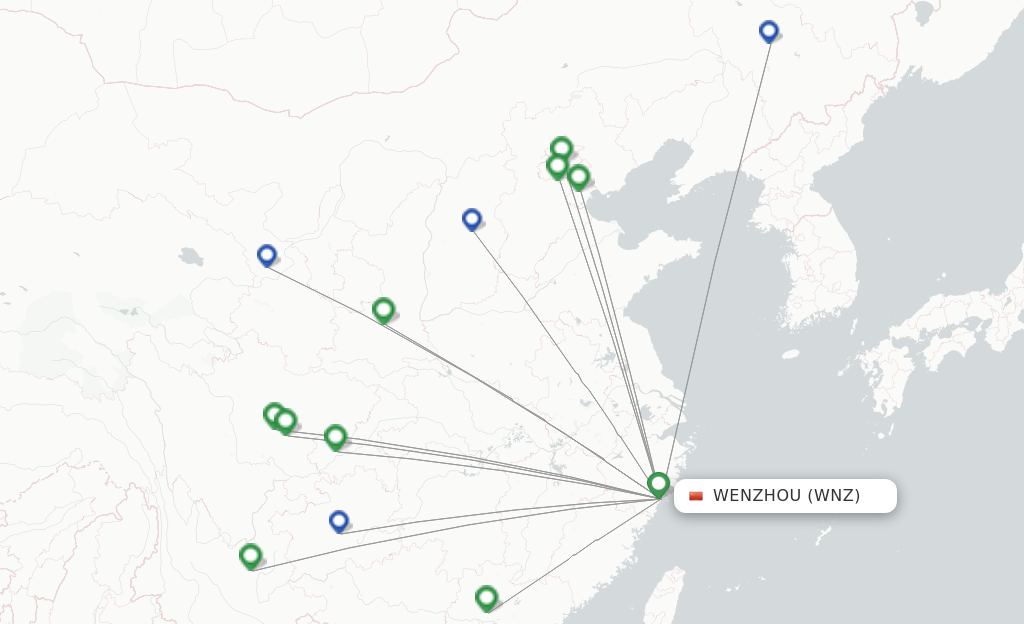 Air China flights from Wenzhou, WNZ - FlightsFrom.com
