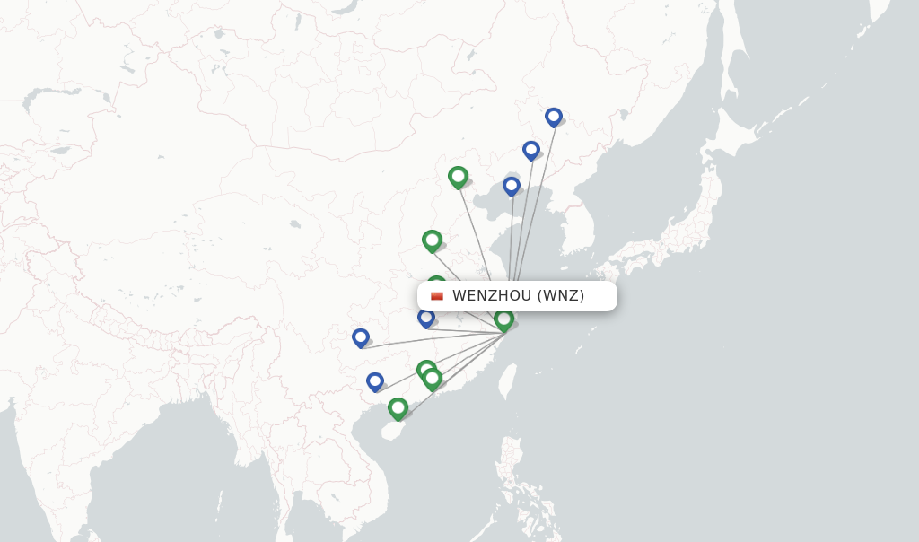 China Southern flights from Wenzhou, WNZ - FlightsFrom.com