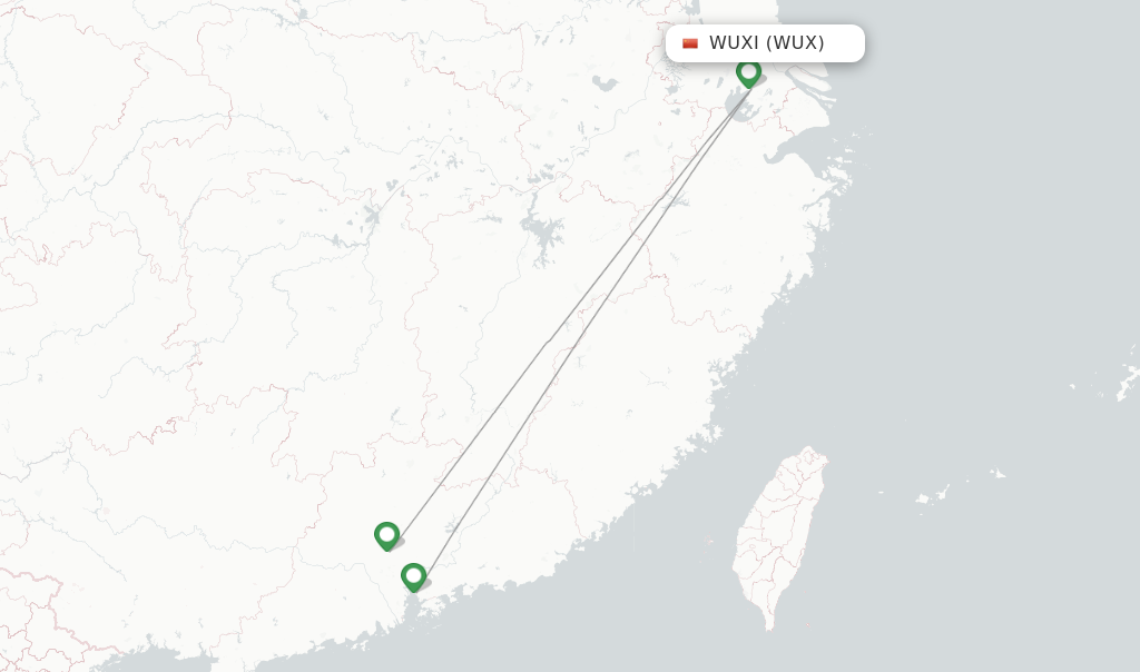 China Southern flights from Wuxi, WUX - FlightsFrom.com