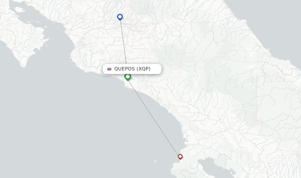 SANSA flights from Quepos, XQP - FlightsFrom.com