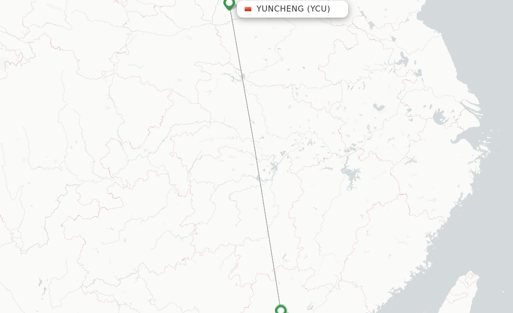 China Southern flights from Yuncheng, YCU - FlightsFrom.com