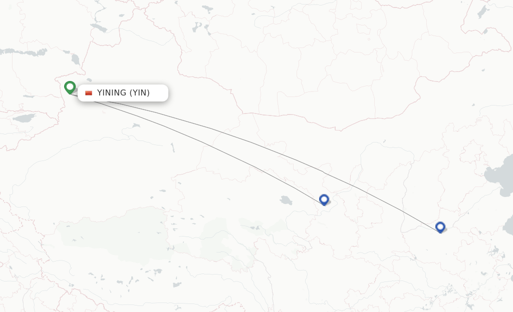 Spring Airlines flights from Yining, YIN - FlightsFrom.com