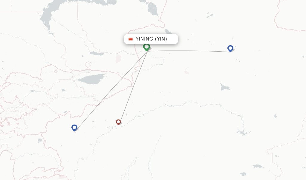 Tianjin Airlines flights from Yining, YIN - FlightsFrom.com